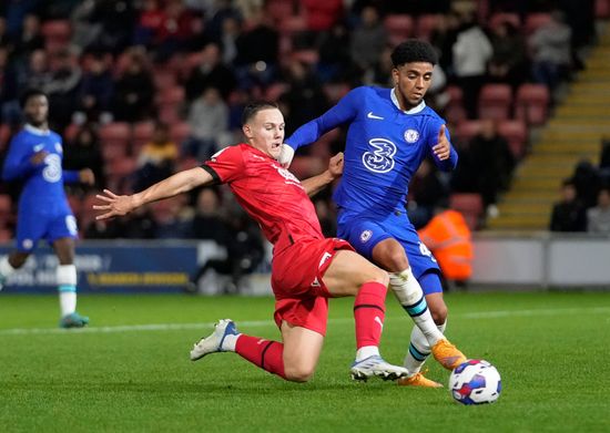Josh Brooking Chelsea U21 Challenges Jayden Editorial Stock Photo ...
