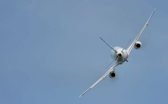 Sukhoi Superjet 100 During Demonstration Flight Editorial Stock Photo ...