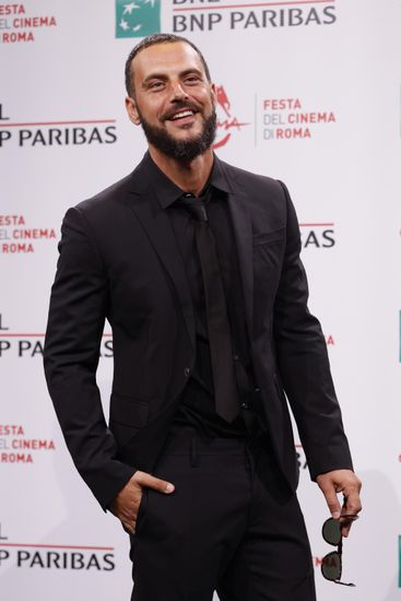 Italian Actor Andrea Montovoli Poses During Editorial Stock Photo ...