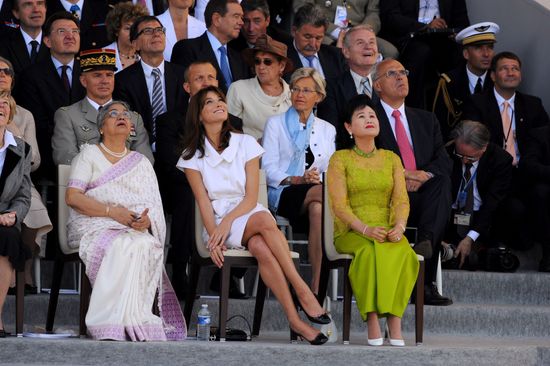 Indian First Lady Gursharan Kaur French Editorial Stock Photo - Stock ...