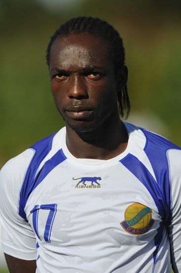 Gabons Moise Brou Apanga During Friendly Editorial Stock Photo - Stock ...