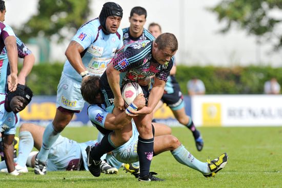 Stade Francais Benjamin Kayser During French Editorial Stock Photo ...