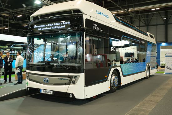 Autobus Exhibited International Bus Coach Fair Editorial Stock Photo ...