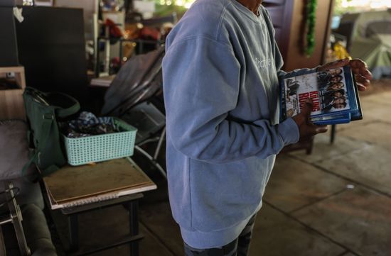 Journalist Georgia Worrell Speaks Resident Homeless Editorial Stock ...