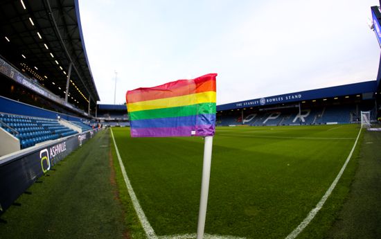 Rainbow Corner Flags Qpr Support Lgbtq Editorial Stock Photo - Stock ...