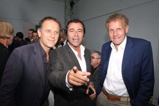French Actor Charles Berling Bernard Montiel Editorial Stock Photo ...
