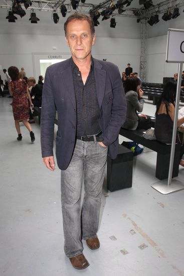 French Actor Charles Berling During Cerruti Editorial Stock Photo ...