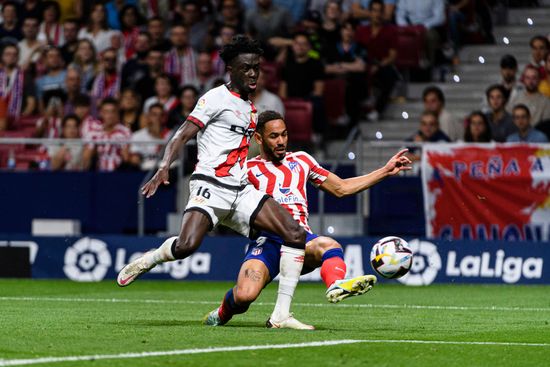 Abdul Mumin Rayo Vallecano L Battles Editorial Stock Photo - Stock ...