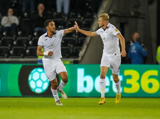 Harry Darling Swansea City Celebrates After Editorial Stock Photo ...