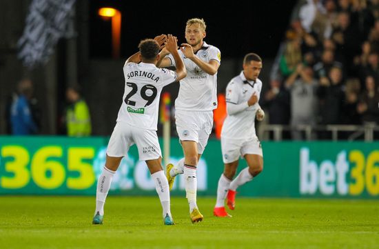 Harry Darling Swansea City Celebrates After Editorial Stock Photo ...
