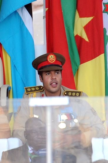 Libyan Leader Muammar Gaddafis Son Khamis Editorial Stock Photo - Stock ...