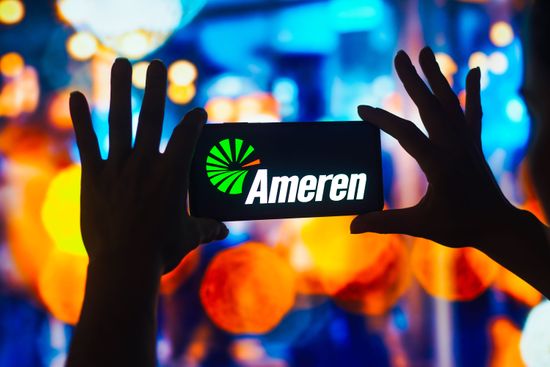 This Photo Illustration Ameren Corporation Logo Editorial Stock Photo ...