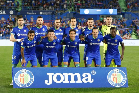 Getafe Team Group Lineup Getafe Football Editorial Stock Photo - Stock ...