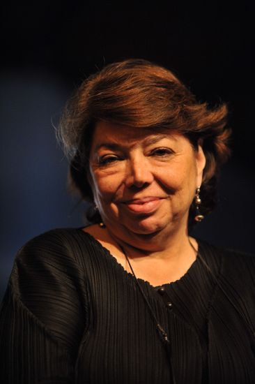 Palestinian Delegate Eu Leila Shahid During Editorial Stock Photo ...