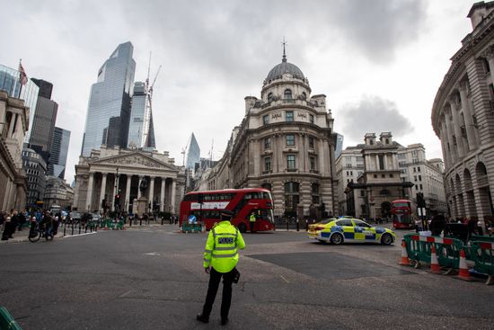 London Uk Police Seen Securing Area Editorial Stock Photo - Stock Image ...