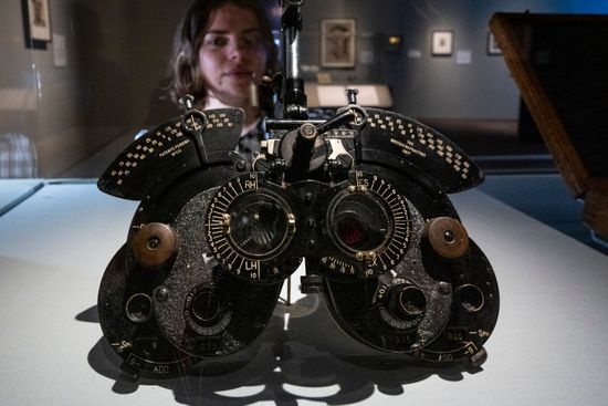 Staff Member Views Refractor Head Used Editorial Stock Photo - Stock ...