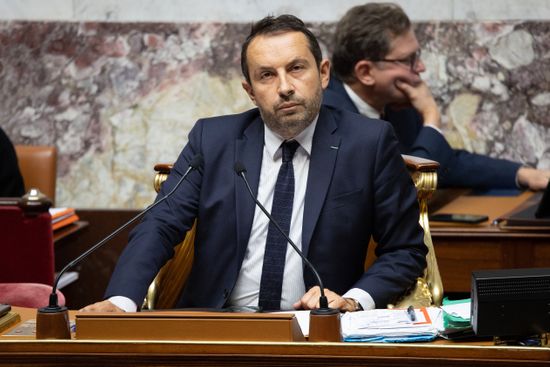 French Rassemblement National Rn Deputy Sebastien Editorial Stock Photo ...