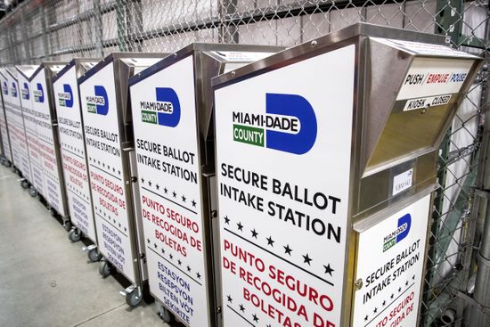 Few Secure Ballot Intake Stations Stored Editorial Stock Photo - Stock ...