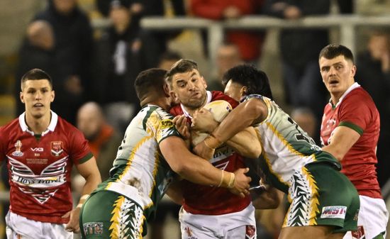 Elliot Kear Wales Captain Tackled During Editorial Stock Photo - Stock ...