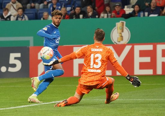 Georginio Rutter Hoffenheim Goalkeeper Alexander Schwolow Editorial ...
