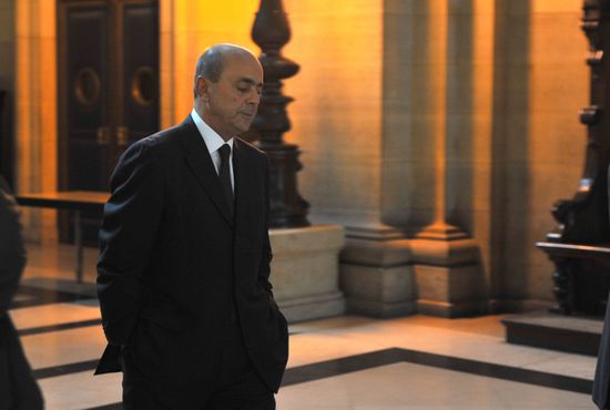 French Businessman Pierre Falcone Paris Courthouse Editorial Stock ...