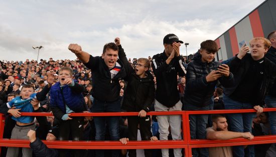 Bolton Wanderers Fans Celebrate Editorial Stock Photo - Stock Image ...
