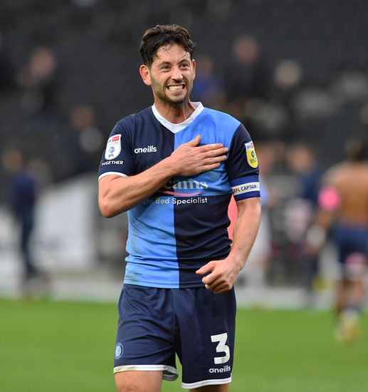 Joe Jacobsen Wycombe Wanderers Celebrates End Editorial Stock Photo ...