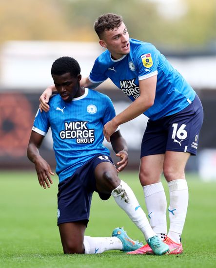 Kwame Poku Peterborough United Celebrates Scoring Editorial Stock Photo ...