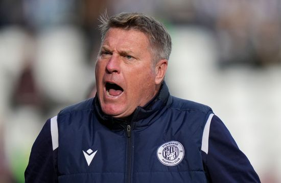 Stevenage Assistant Manager Paul Raynor Protests Editorial Stock Photo ...