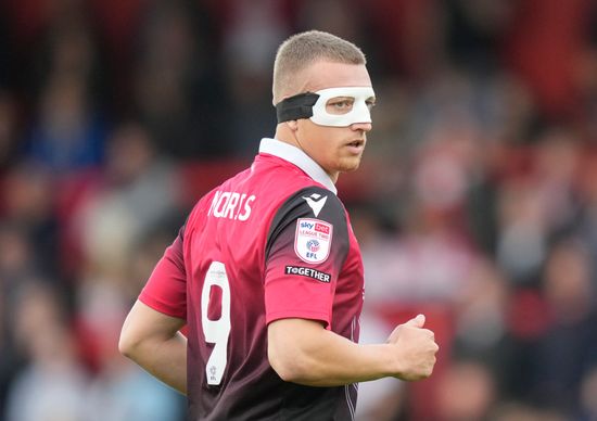 Luke Norris Stevenage Wears Zorro Mask Editorial Stock Photo - Stock ...