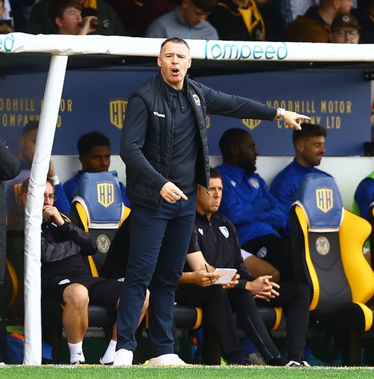 Newport County Manager Graham Coughlan Gestures Editorial Stock Photo ...