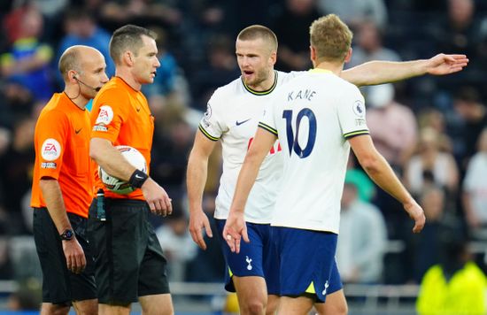 Eric Dier Tottenham Hotspur Berates Referee Editorial Stock Photo ...
