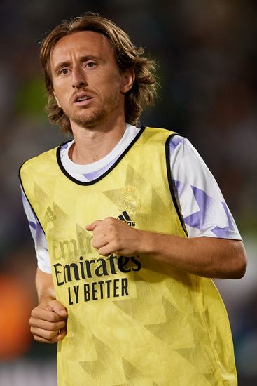 Luka Modric Real Madrid Cf Looks Editorial Stock Photo - Stock Image ...