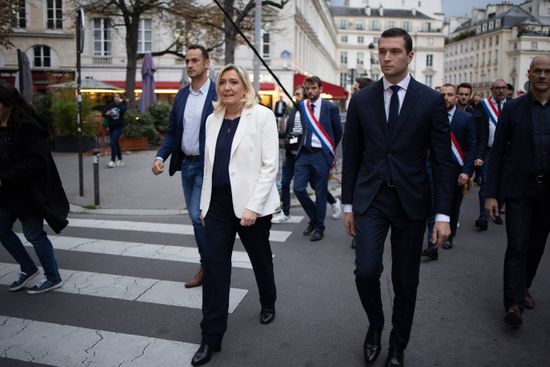 French Farright Party Rassemblement National Rn Editorial Stock Photo ...