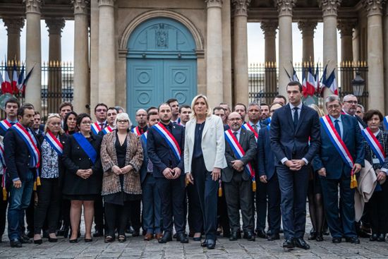 French Farright Party Rassemblement National Rn Editorial Stock Photo ...
