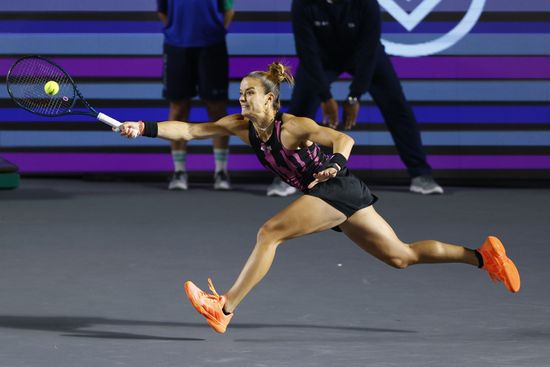 Greek Tennis Player Maria Sakkari Action Editorial Stock Photo - Stock ...