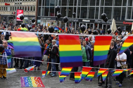 Vigil Minute Silence Cologne Pride Salon Editorial Stock Photo - Stock ...
