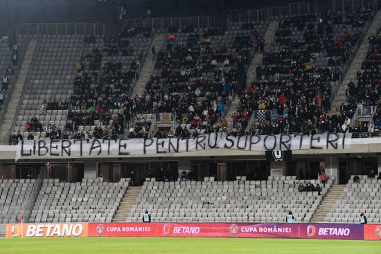 Banner Shown By U Cluj Fans Editorial Stock Photo - Stock Image ...