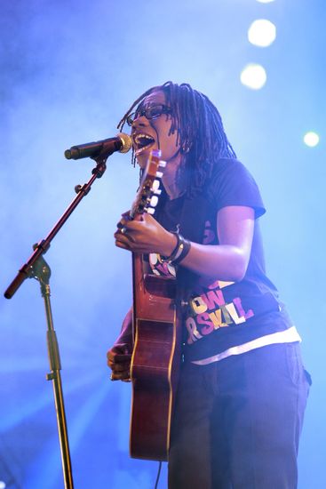 Nigerian Singer Asa Performs On Stage Editorial Stock Photo - Stock ...