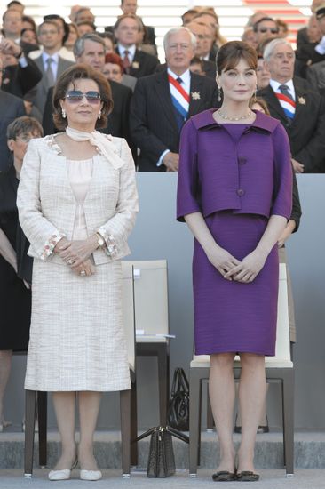 Egyptian First Lady Suzanne Mubarak French Editorial Stock Photo ...