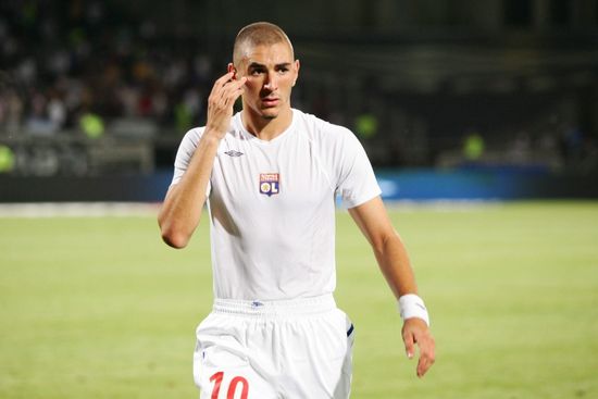 Lyons Karim Benzema During Match Lyon Editorial Stock Photo - Stock ...