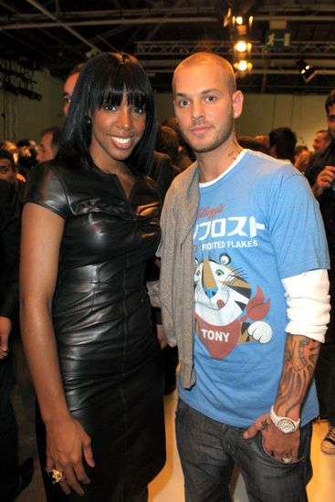 Kelly Rowland Mathieu M Pokora Front Editorial Stock Photo - Stock ...