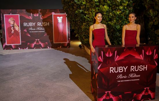 Paris Hilton Fragrance Ruby Rush Dubai Editorial Stock Photo - Stock ...