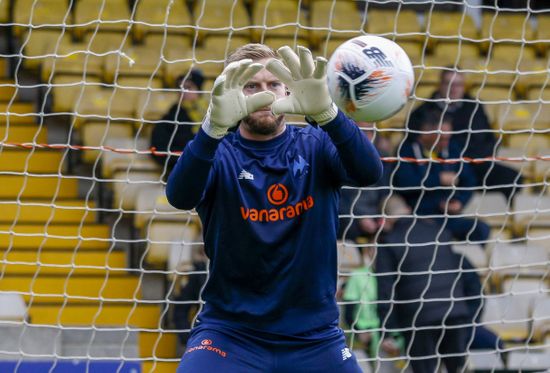 Mark Halstead Goalkeeper Torquay United During Editorial Stock Photo ...