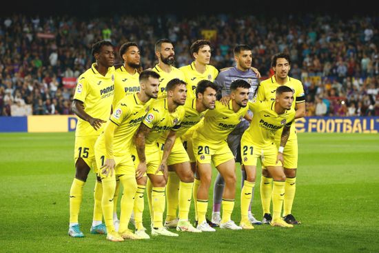 Villarreal Team Group Lineup Villarreal Football Editorial Stock Photo ...