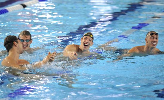 French 4x100m Relay L R Amaury Editorial Stock Photo - Stock Image ...