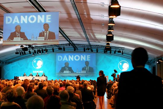 Chairman Chief Executive Officer Danone French Editorial Stock Photo ...