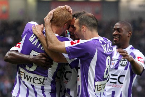 Toulouses Jeremy Mathieu Laurent Battles Mohammed Editorial Stock Photo ...