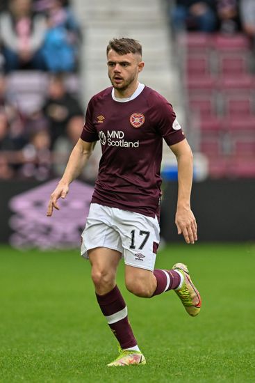 Hearts Alan Forrest During Cinch Scottish Editorial Stock Photo - Stock ...