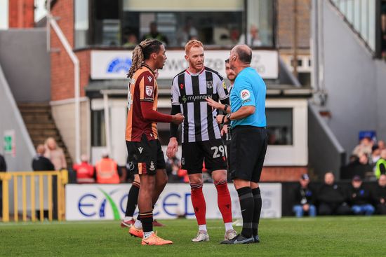 Referee Martin Coy Conversation Ryan Taylor Editorial Stock Photo ...